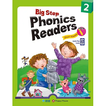 博客來-Big Step Phonics Readers 2(附全書音檔 QR CODE) (支援iPEN點讀筆)