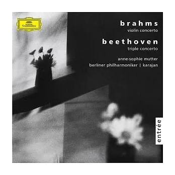 博客來-Brahms: Violin Concerto; Beethoven: Triple Concerto / Anne-Sophie Mutter, Herbert Von ...