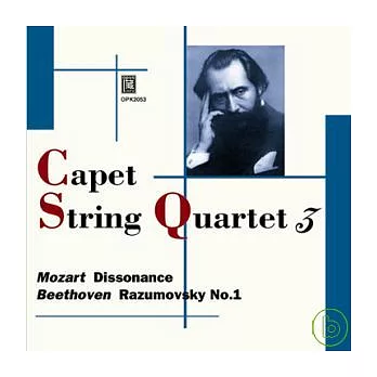 博客來-Capet String Quartet Vol.3/ Mozart and Beethoven / Capet String Quartet