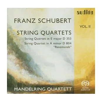 博客來-Schubert: String Quartets Vol. II [Hybrid SACD] / Mandelring Quartett