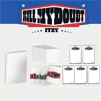 博客來-ITZY - KILL MY DOUBT ( MINI ALBUM ) 迷你專輯 DIGIPACK版 5版合購 (韓國進口版)