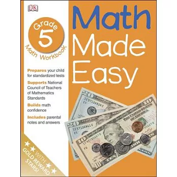 博客來-Math Made Easy: Grade 5