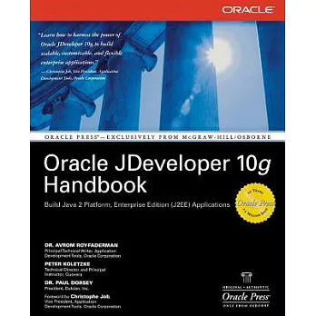 博客來-Oracle Jdeveloper 10g Handbook