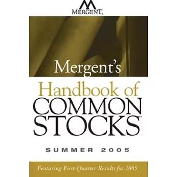 博客來-Mergent’s Handbook Of Common Stocks Summer 2005