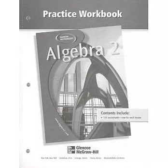 博客來-Algebra 2 Practice Workbook
