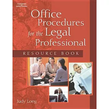 博客來-Office Procedures For The Legal Professional