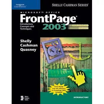 博客來-Microsoft Office Frontpage 2003: Introductory Concepts And ...