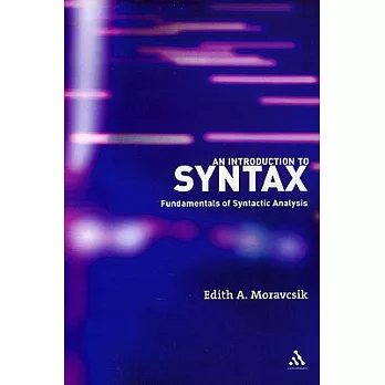 博客來-An Introduction to Syntax: Fundamentals of Syntactic Analysis