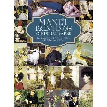 博客來-Manet Paintings Giftwrap Paper