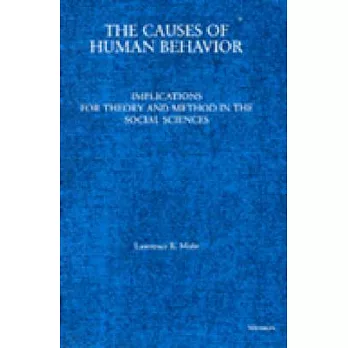 博客來-The Causes of Human Behavior: Implications for Theory and Method in ...