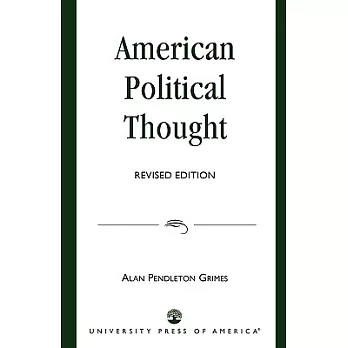 博客來-American Political Thought