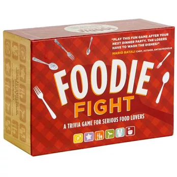 博客來-Foodie Fight: A Trivia Game with Gameboard and Cards [With 6 ...