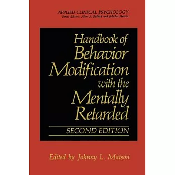 博客來-Handbook of Behavior Modification With the Mentally Retarded