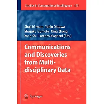 博客來-Communications and Discoveries from Multidisciplinary Data