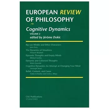 博客來-European Review of Philosophy: Cognitive Dynamics