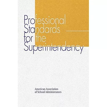 博客來-Professional Standards for the Superintendency