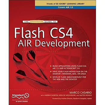 博客來-The Essential Guide to Flash CS4 AIR Development