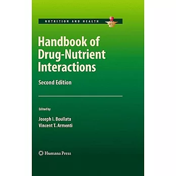 博客來-Handbook of Drug-Nutrient Interactions