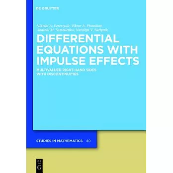 博客來-Differential Equations with Impulse Effects: Multivalued Right-Hand ...