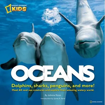 博客來-Oceans: Dolphins, Sharks, Penguins, and More! Meet 60 Cool Sea ...