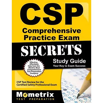 博客來-CSP Exam Secrets: CSP Test Review for the Certified Safety ...