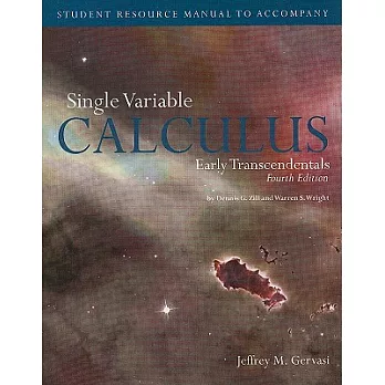博客來-Student Resource Manual for Single Variable Calculus