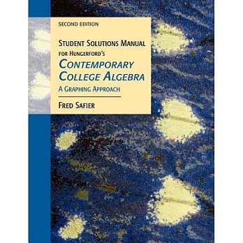 博客來-Contemporary College Algebra: A Graphing Approach