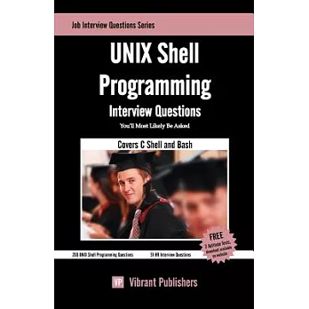 博客來-Unix Shell Programming Interview Questions You’ll Most Likely Be Asked