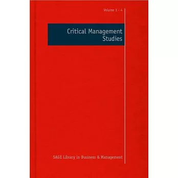 博客來-Critical Management Studies