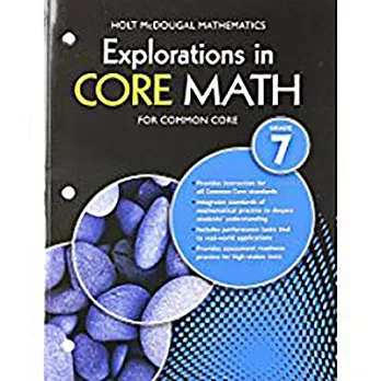 博客來-Explorations in Core Math: Common Core Student Edition Grade 7 2014