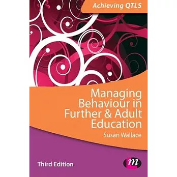 博客來-Managing Behaviour in Further and Adult Education