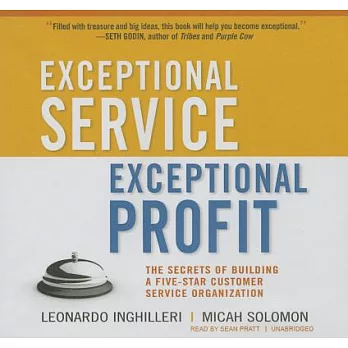 博客來-Exceptional Service, Exceptional Profit Lib/E: The Secrets of ...