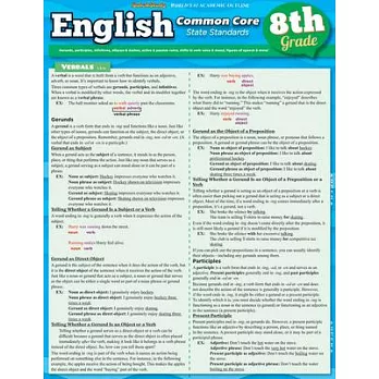 博客來-English Common Core State Standards 8th Grade