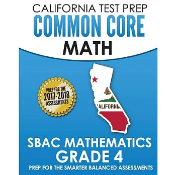 博客來-California Test Prep Common Core Math Sbac Mathematics Grade 4