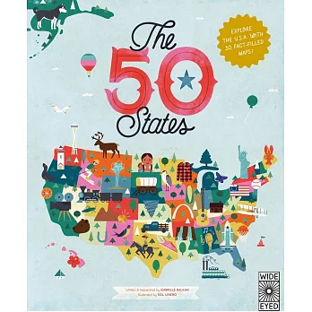 博客來-The 50 States: Explore the U.S.A. with 50 fact-filled maps!