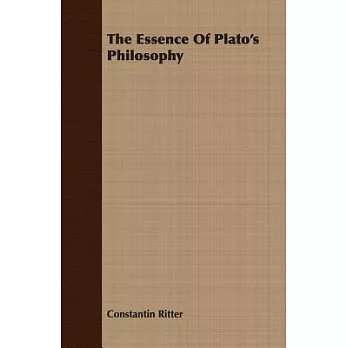 博客來-The Essence of Plato’s Philosophy