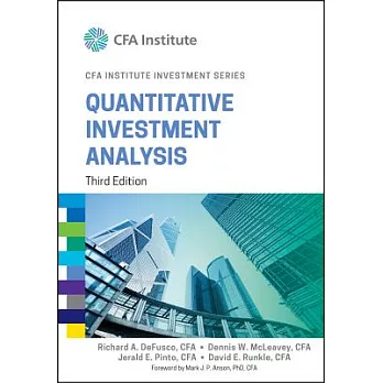 博客來-Quantitative Investment Analysis