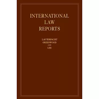 博客來-International Law Reports
