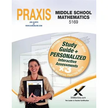 博客來-Praxis II Middle School Mathematics 5169
