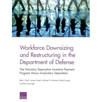 博客來-Workforce Downsizing and Restructuring in the Department of Defense ...