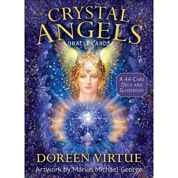博客來-Crystal Angels Oracle Cards: A 44-Card Deck and Guidebook