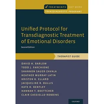 博客來-Unified Protocol for Transdiagnostic Treatment of Emotional ...