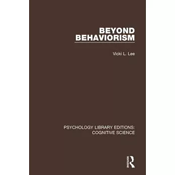 博客來-Beyond Behaviorism