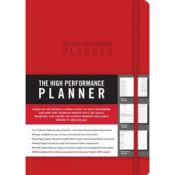 博客來-The High Performance Red Planner