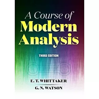 博客來-A Course of Modern Analysis: Third Edition