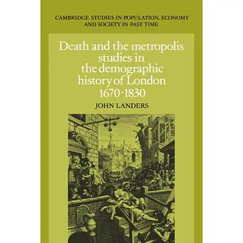 博客來-Death and the Metropolis: Studies in the Demographic History of ...