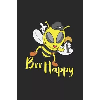 博客來-Bee Happy: Bee Happy Notebook or Gift for beekeeper with 110 blank ...