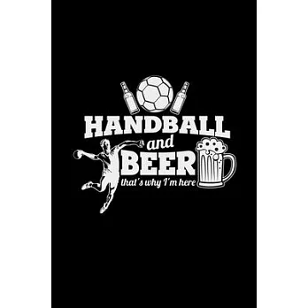 博客來-Handball and beer: Handball - 6x9 - blank with numbers paper ...