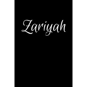 博客來-Zariyah: Notebook Journal for Women or Girl with the name Zariyah ...