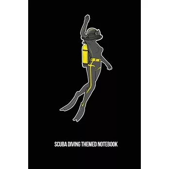 博客來-Scuba Diving Themed Notebook: 6x9in Diver Wide Ruled Lined Notebook ...